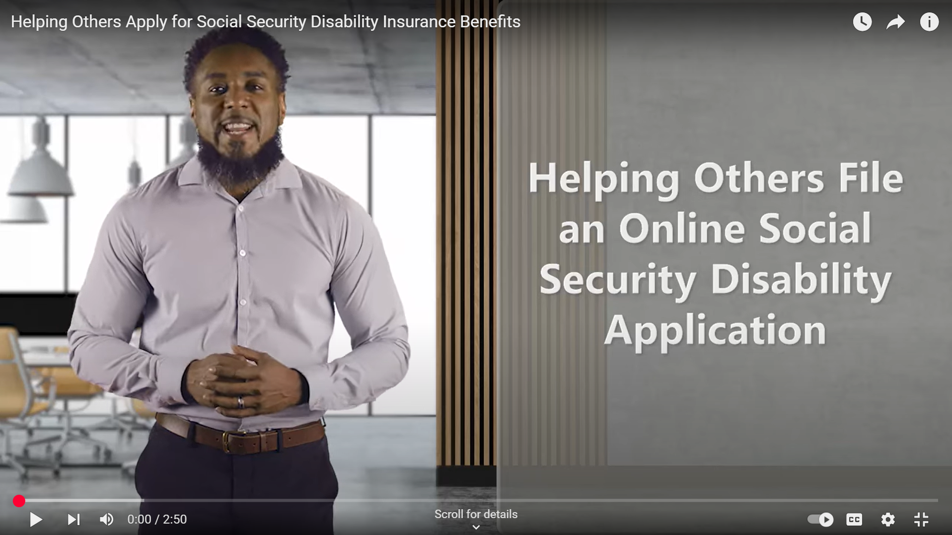 Helping Others Apply for Social Security Disability Insurance Benefits ...